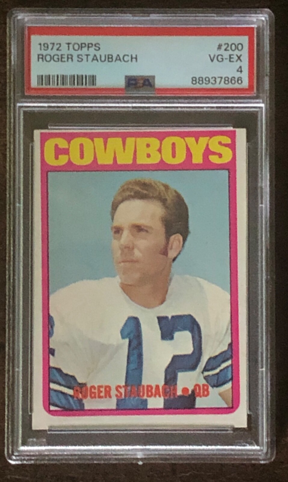 1972 TOPPS Roger Staubach #200 - RC Rookie Card - PSA 4 - HOF- Dallas ...