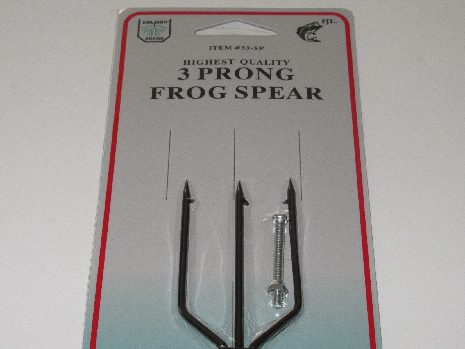 6 Frog Gig Fish Spear 3 Prong Tine High Quality Dolphin BRAND Gigs ...