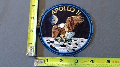 Apollo 2 No Border NASA Patch, A3 | eBay