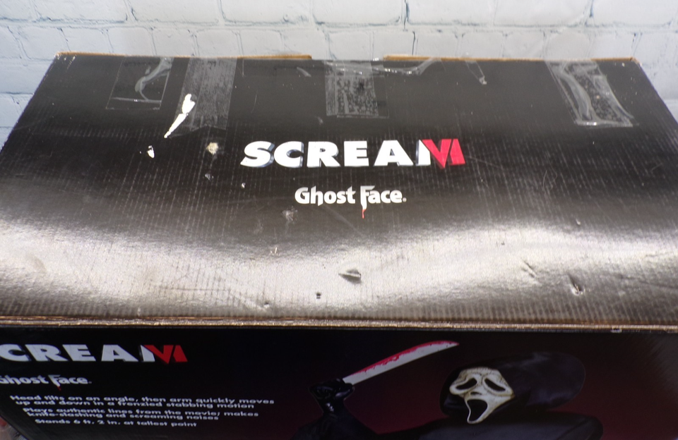 Spirit Halloween 2024 Deluxe Ghostface Scream VI Animatronic Complete ...