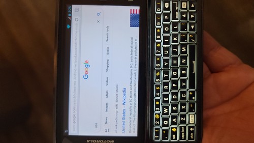 Motorola Droid 4 XT894 - Black ( Verizon ) Very Rare Slider Android ...