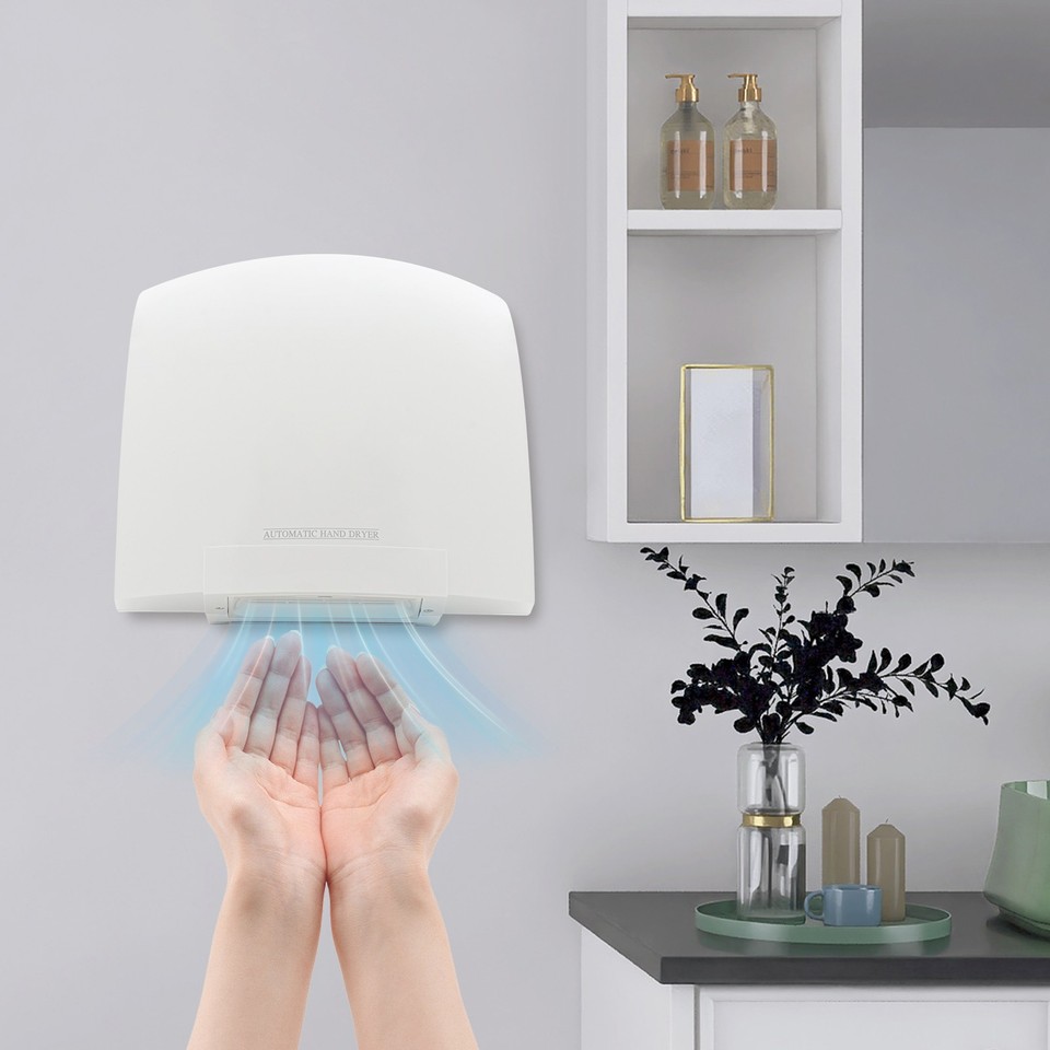 Electric Hand Dryer, Commercial Compact Air Hand Dryer, Automatic Hand ...