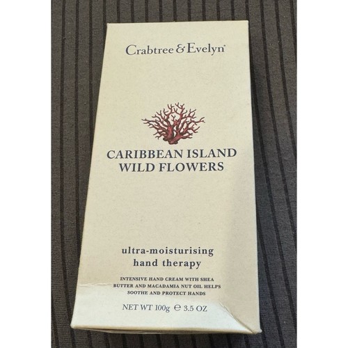 Crabtree & Evelyn CARIBBEAN ISLAND WILD FLOWERS HAND THERAPY 3.5oz New ...