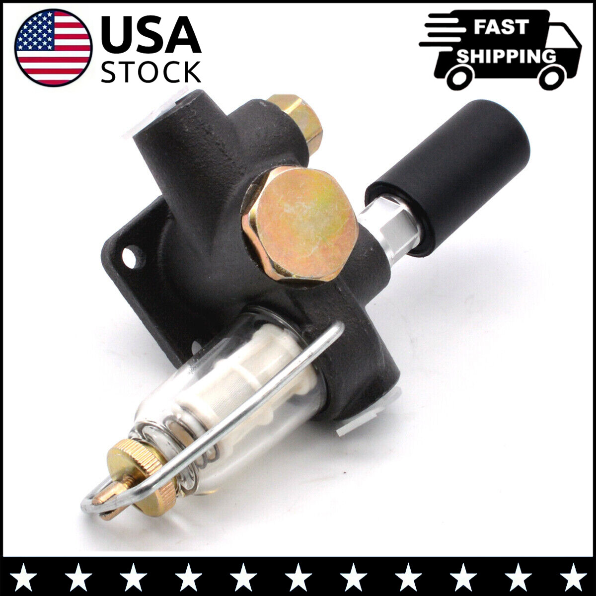 Supply Pump Hand Primer With Filter For Bosch Volvo KHD John Deere ...