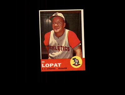 1963 Topps 23 Ed Lopat MG EX-MT #D1,334041 | eBay