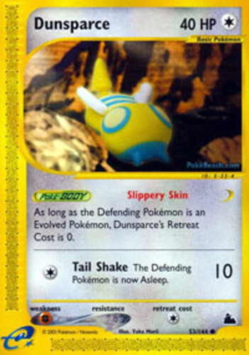 1x Dunsparce - 53/144 - Common Lightly Played Pokemon G2 - Skyridge | eBay
