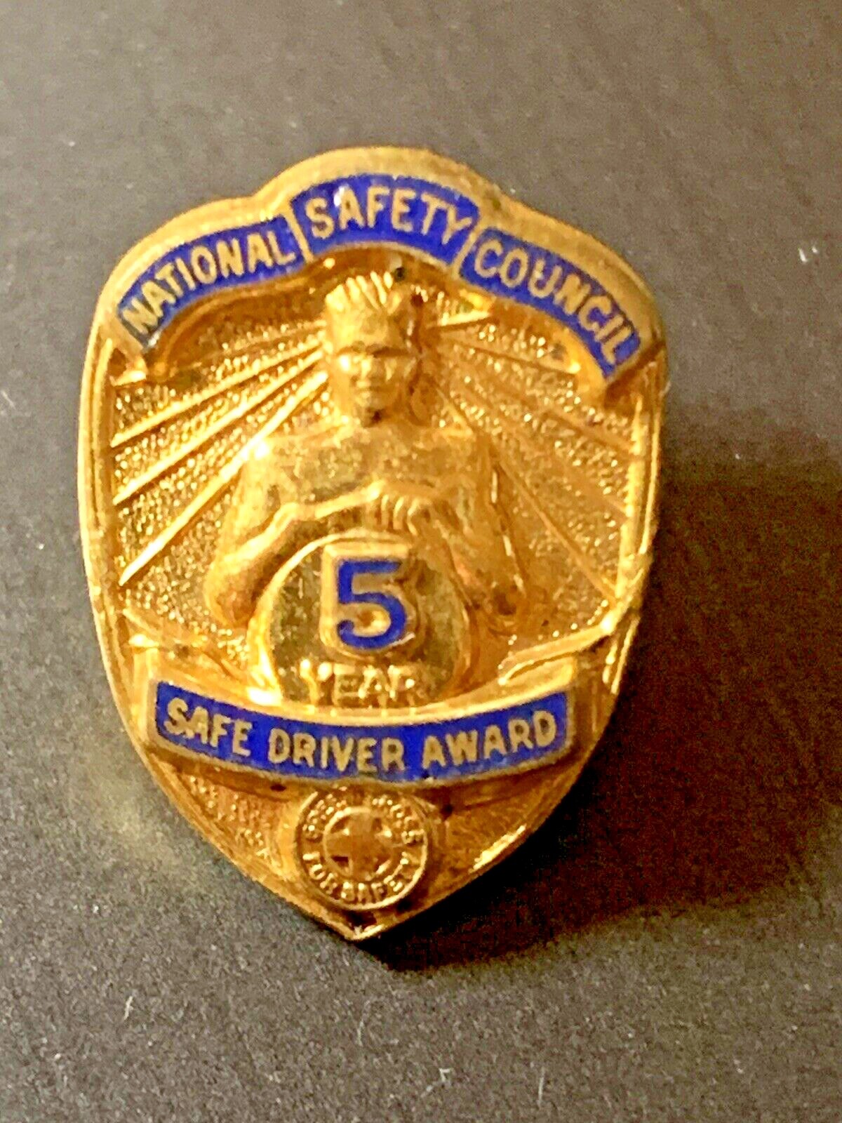 5 year National Safety Council Safe Driver Award Screwback Pin | eBay