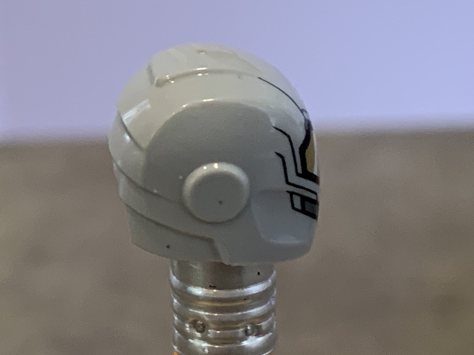 LEGO Wasp Helmet Armor Plates & Ear Protectors w/ Gold Goggles - Lt ...