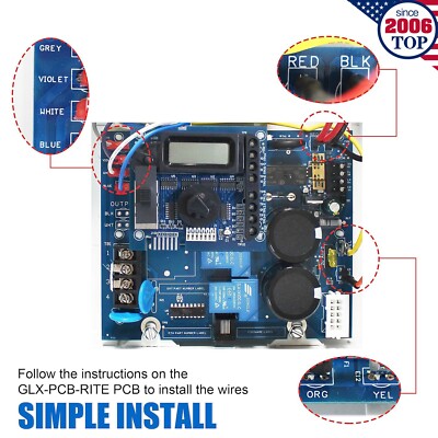 GLX-PCB-RITE Main Printed Circuit Board For Hayward Aquarite Salt ...