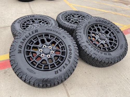 18" Toyota Tundra TSS T FORCE TRD OEM black wheels rims Sequoia 2025 ...
