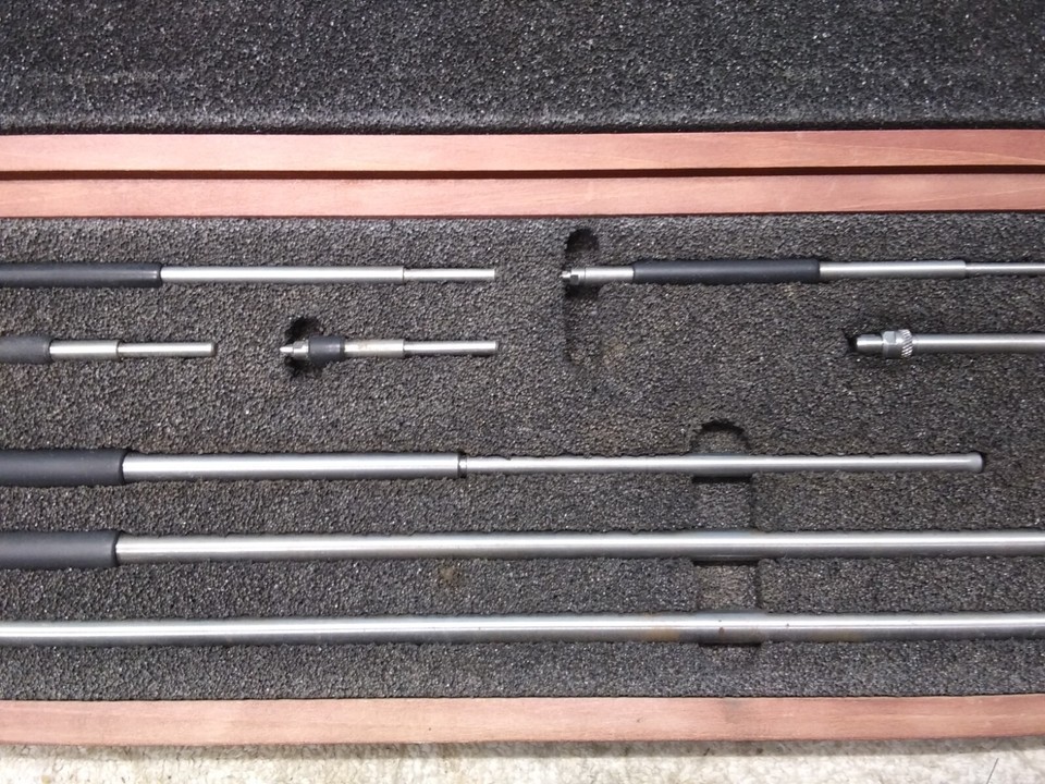 Starrett Inside Micrometer Set 124C/124 3-32in | eBay