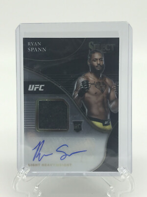 Ryan Spann 2021 panini select ufc rookie patch autograph 36/99 | eBay