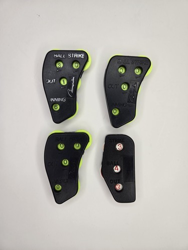 Lot Of 4 BASEBALL UMPIRE BALLS STRIKES OUTS COUNTER Pitch Counters | eBay