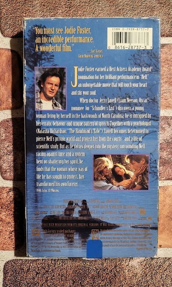 Nell (VHS, 1995) 86162873737 | eBay