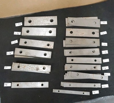 Machinist Parallels Lot 32 pc All are 6 inch length mill spacers shims ...