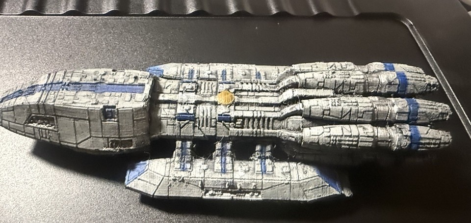 Battlestar, Galactica and Pegasus models Star Wars Armada Scale | eBay