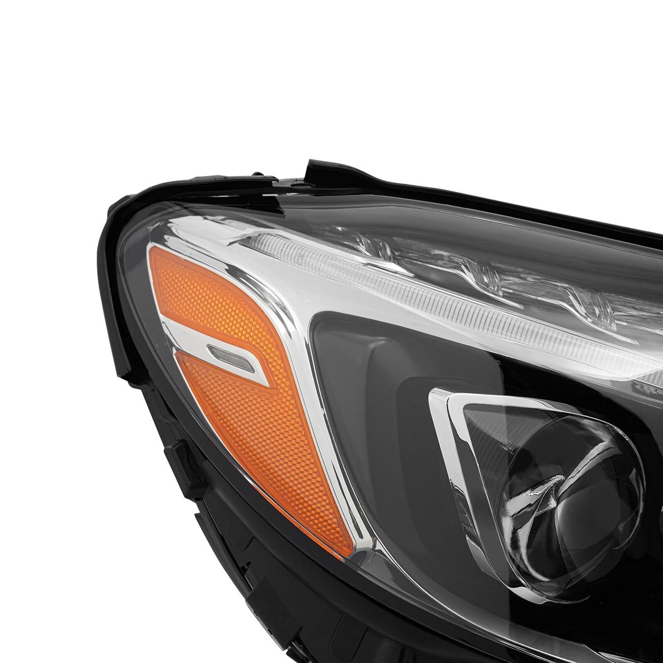 For 2015-2018 Mercedes Benz C-Class W205 C300 Pair LED Headlight Set ...