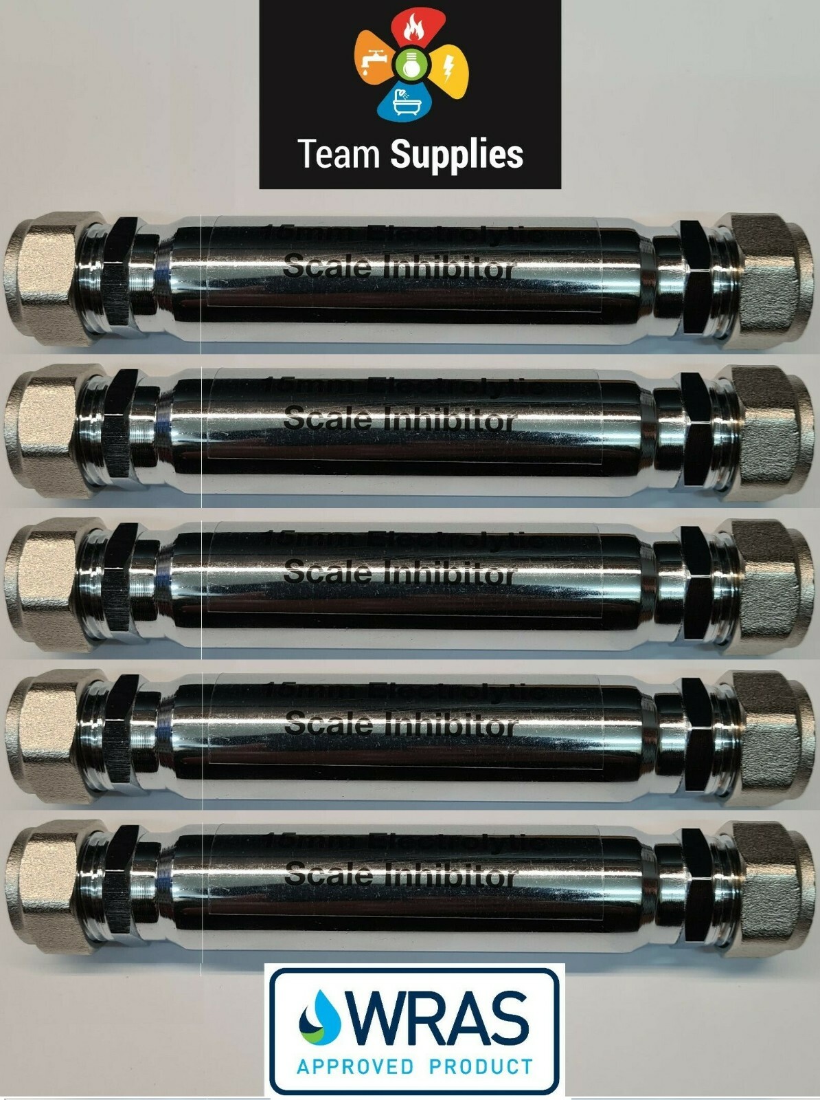 TEAMS Calmag Electrolytic Inline Scale Reducer Inhibitor 15mm ...