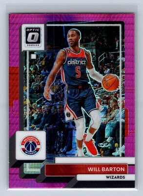 2022 Donruss Optic #166 Will Barton Hyper Pink Washington Wizards | eBay