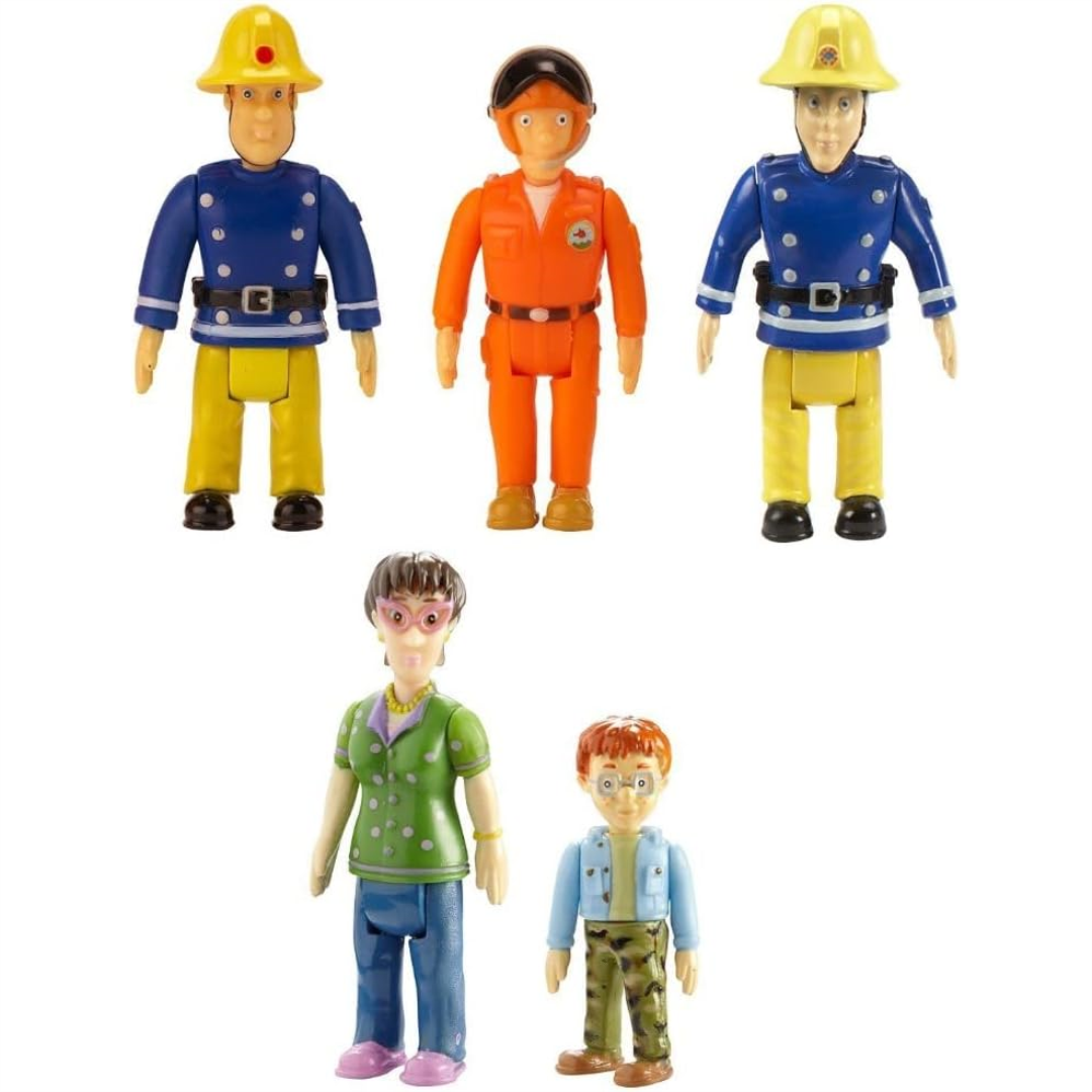 Fireman Sam Action Figures 5-Pack Scaled Play Preschool Poseable ...