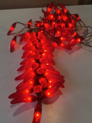 Novelty Lights Chile Pepper Light Strand And Bunch | eBay