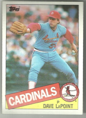 DAVE LaPOINTE ST. LOUIS CARDINALS #229 - TOPPS NM-MT 1985 | eBay