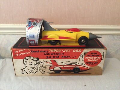 Vintage Ideal Turbo Jet Car With Box | eBay
