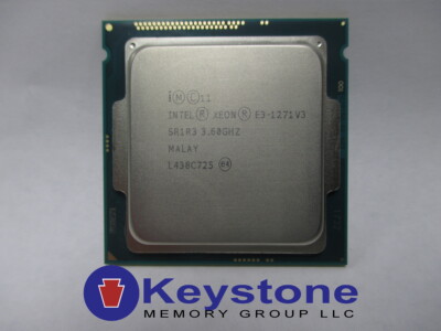 Intel Xeon E3-1271 v3 SR1R3 3.6GHz Quad Core LGA 1150 CPU Processor *km ...