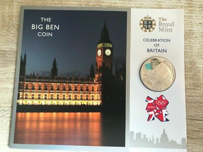 2009 Celebration of Britain Big Ben Royal Mint Base Proof Five 5 Pound ...