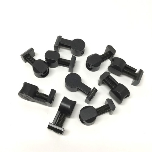 Lot of 10 80/20 3359 Standard Anchor Fastener Assembly Black, 5/16-18 ...