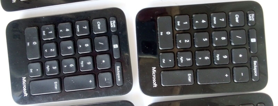 Microsoft Sculpt Ergonomic Number Key Pad Model: 1558 (No Dongle) | eBay