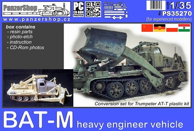 BAT-M Heavy Engineer vehicle Warsaw Pact 1/35 PanzerShop PS35270 resin ...
