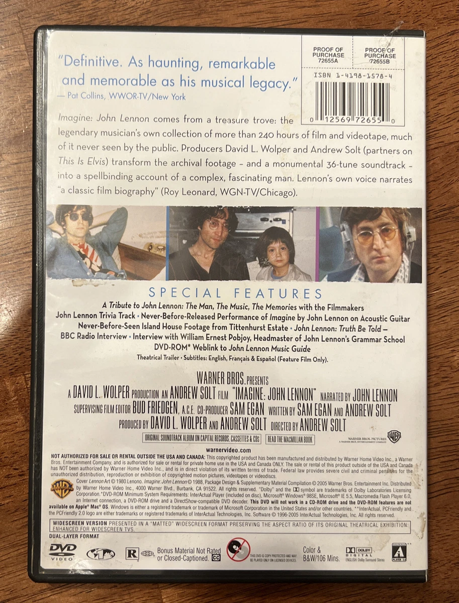 online prices John Lennon Imagine Collection Box Set Includes 4 CDs and 2 Blu Ray Discs Sealed