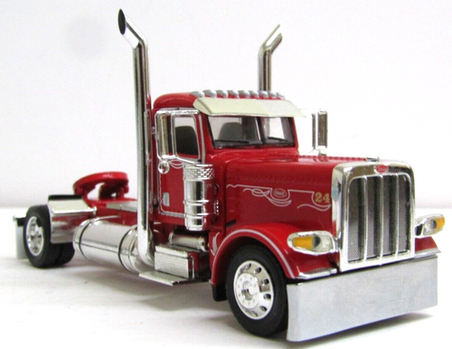 DCP red Peterbilt 389 daycab single axle tractor 1/64 new no box ...
