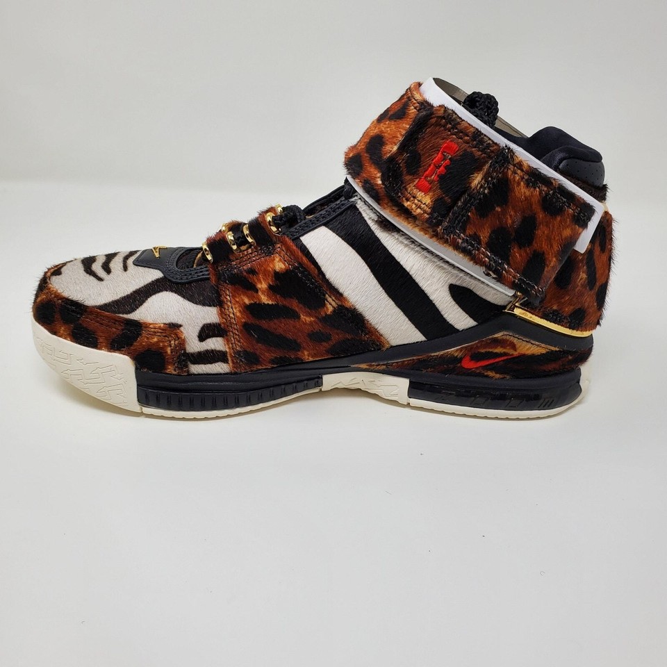 Nike Zoom LeBron 2 LX Beast Men's Size 9 Maple University Red Black ...