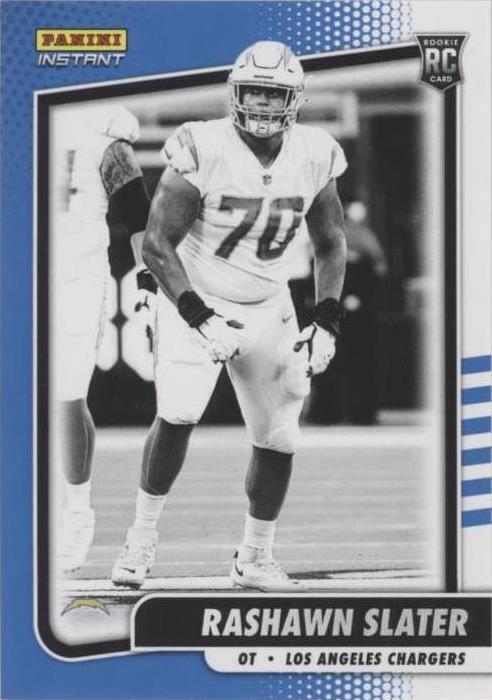 2021 Panini Instant NFL - Black & White Rashawn Slater #BW36 /2728 (RC ...
