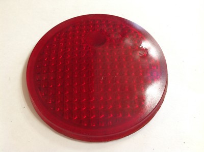 Early 359 red tail lamp glass LENS vintage AUTO truck car Oblong 3-3/16 ...
