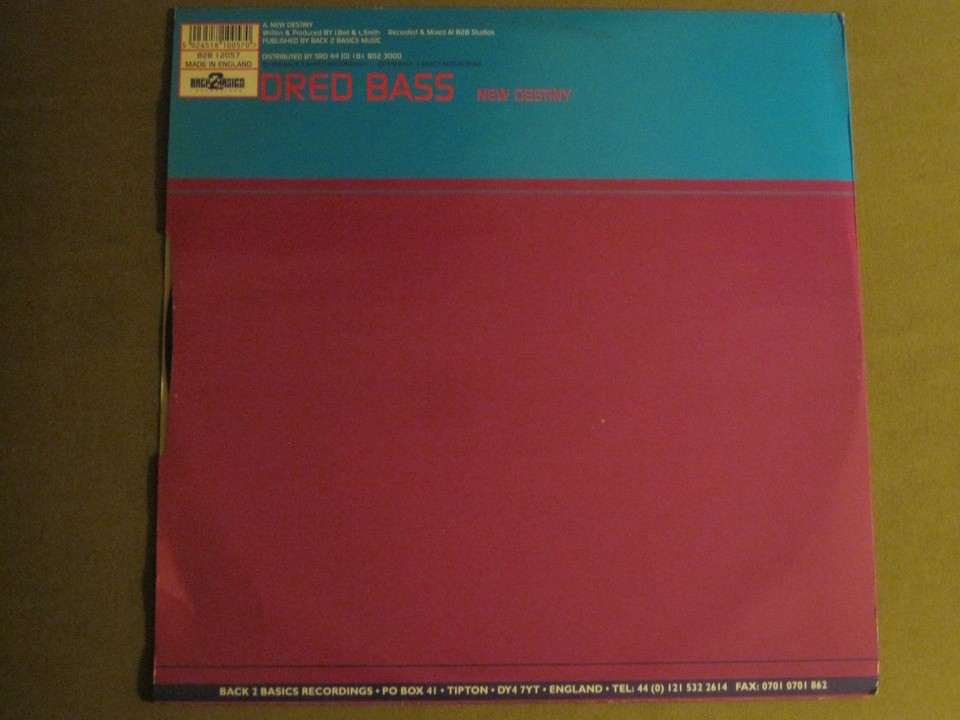 DRED BASS WORLD OF MUSIC ALBUM SAMPLER 12" 1998 BACK 2 BASICS UK DRUM N ...
