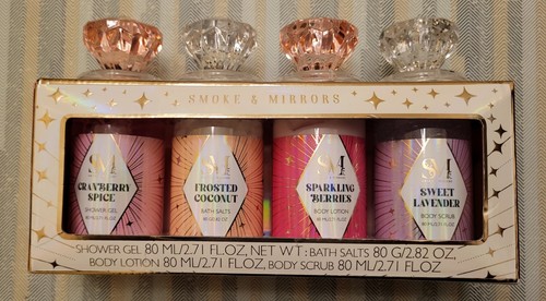Smoke & Mirrors Bath Set - Shower Gel, Bath Salts, Body Lotion, Body ...