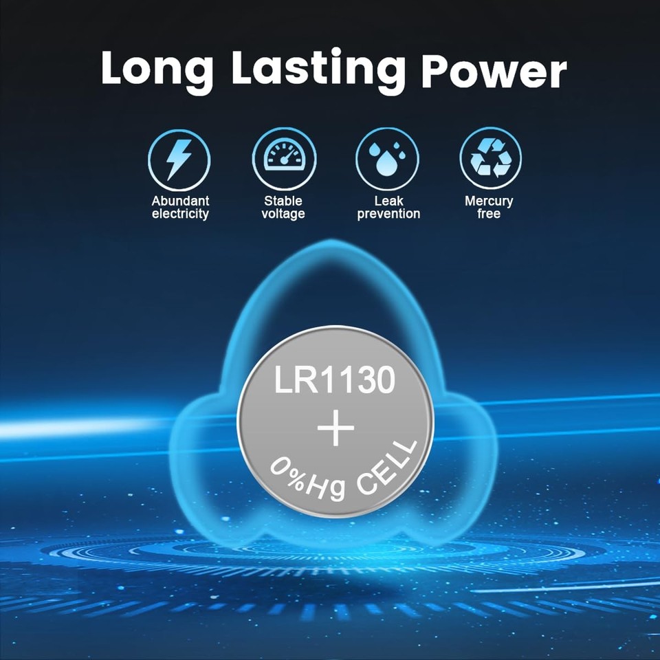 10 Pack LR1130 Battery L1131F LR54 L1131C 189 389 390 AG10 1.5V ...