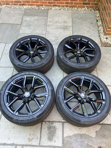 Original Range Rover Sport 22" inch SVR alloy wheels with tyres | eBay UK
