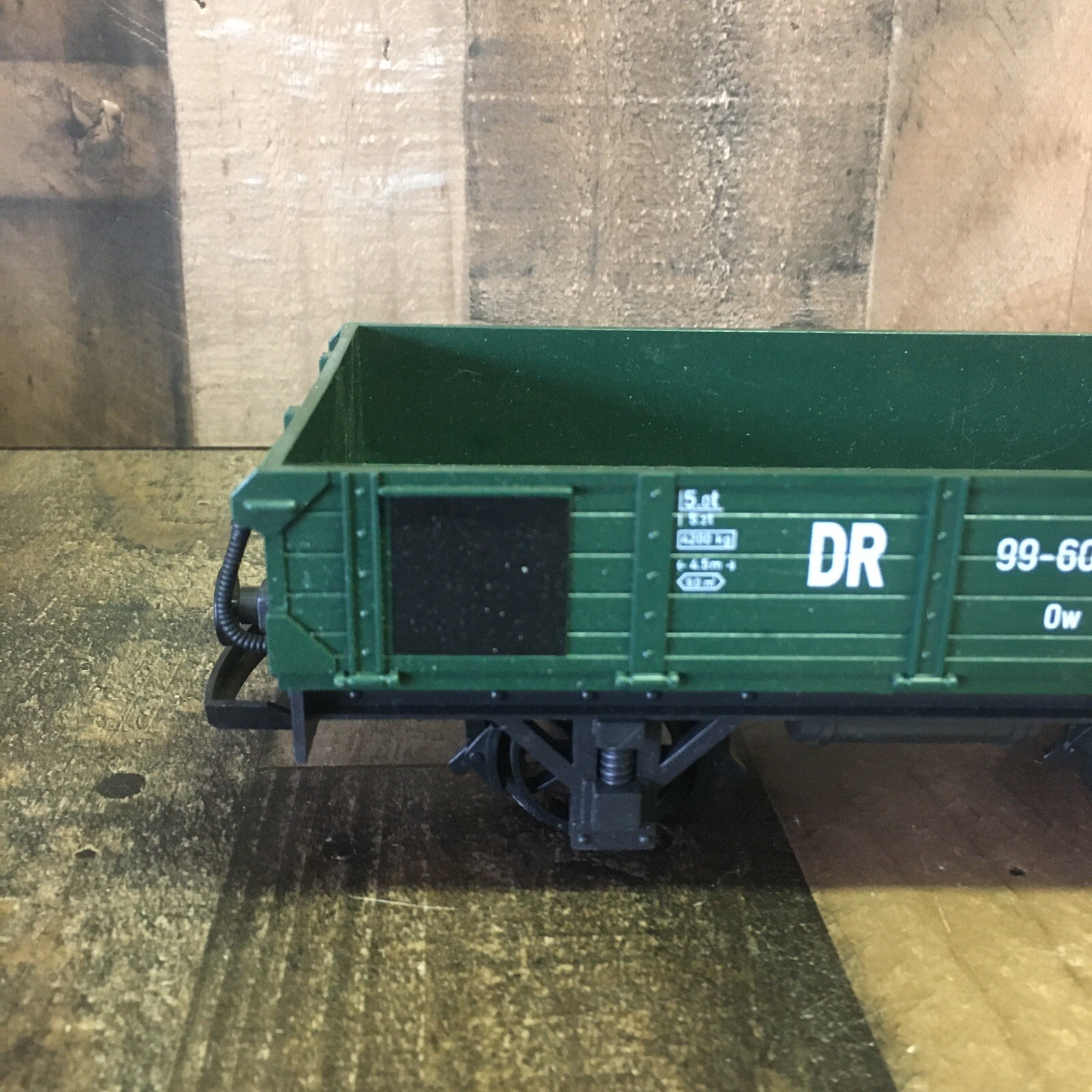 LGB - VINTAGE 1993 OPEN GONDOLA WAGON GREEN DR 99-60-57 Ow - G TRAIN ...