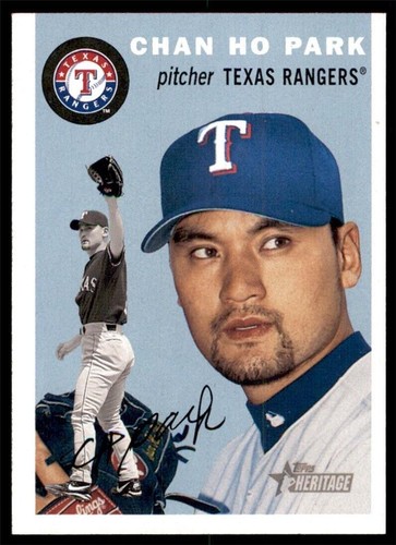 2003 Chan Ho Park Texas Rangers Topps Heritage Baseball Card # 72 | eBay