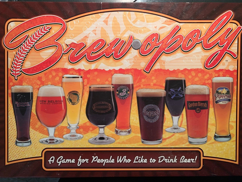 Monopoly BREWOPOLY Bottle Card TWENTY FOUR BEERS IN A CASE COINCIDENCE ...
