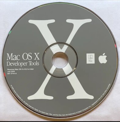 Apple Mac OS X Developer Tools CD for v10.2 or Later July 2002 691-3744 ...