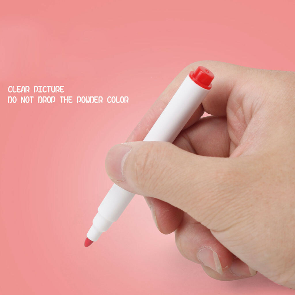 12 Colour Set Of Colour Repeatable Water Soluble Brush Water-Based ...