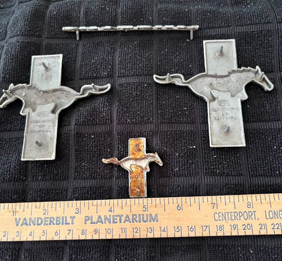 1965-1966 Mustang fender emblems and script | eBay
