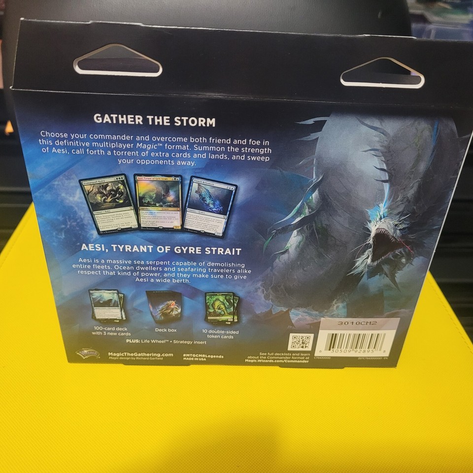 Reap the tides Commander precon deck SEALED x1 - Commander legends mtg ...