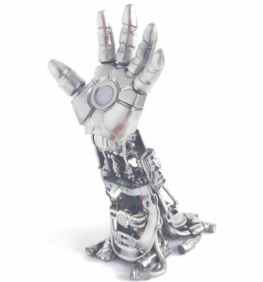 Iron Man MK3 1:1 Armor Arm LED Night Lamp Light Table Resin ...