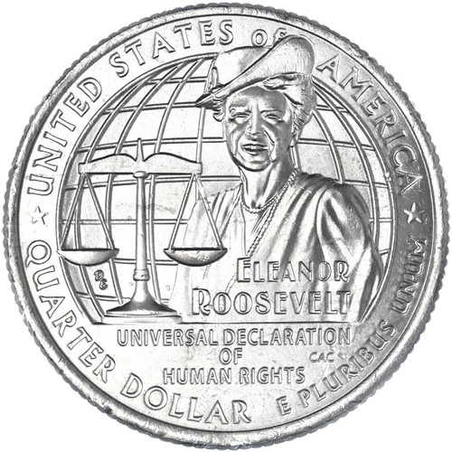 2023 P American Women Quarter Eleanor Roosevelt BU CN-Clad See Pics ...